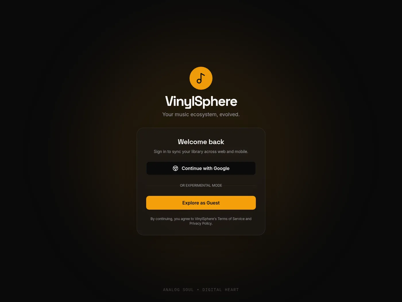 VinylSphere Music Ecosystem