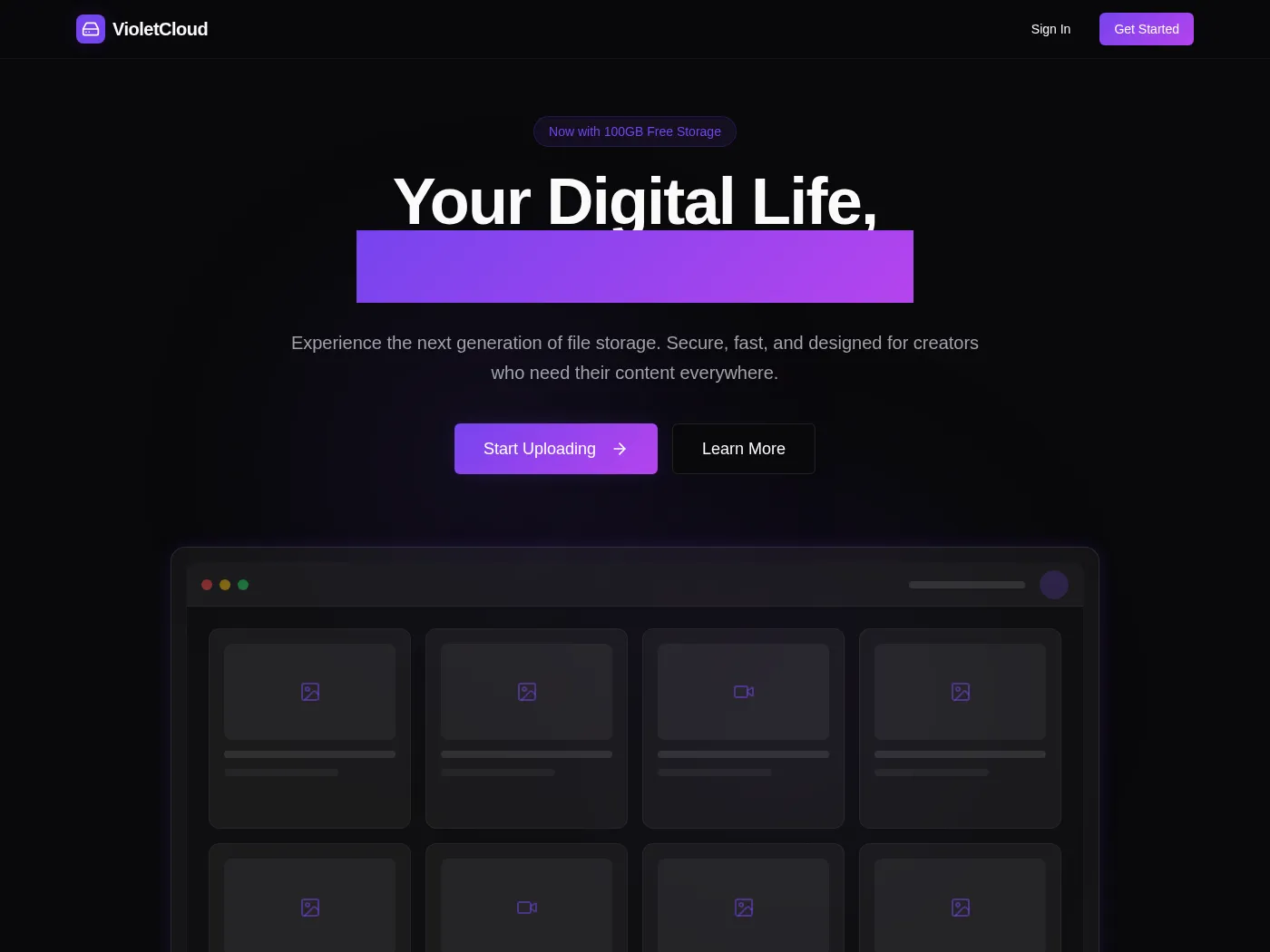 VioletCloud Storage