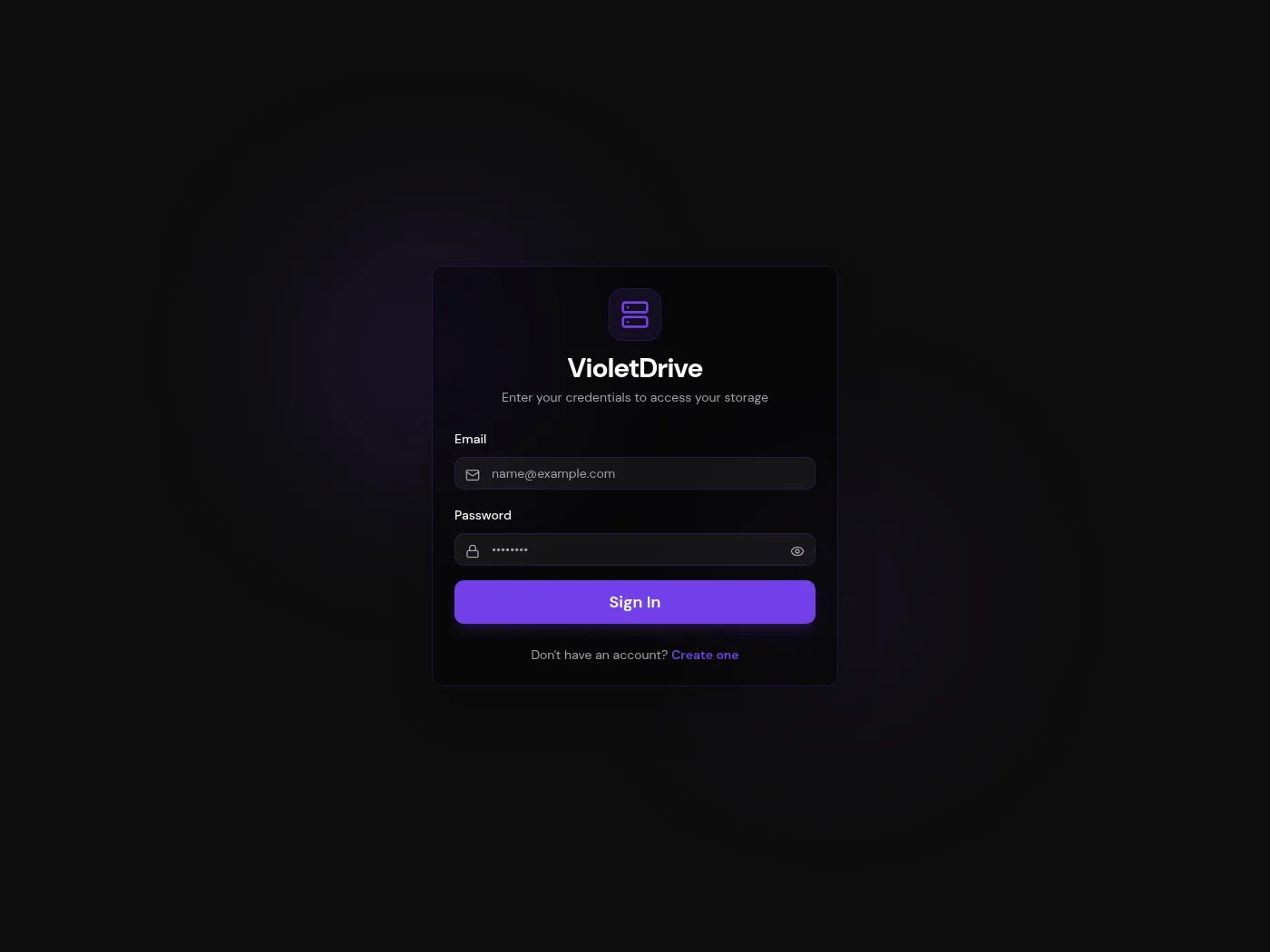 VioletDrive Cloud Storage