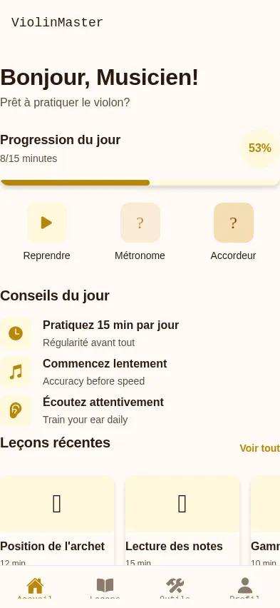 ViolinMaster App