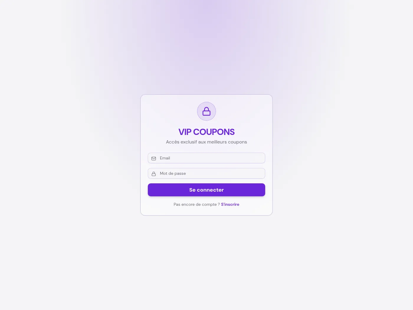 VIP Coupons Platform