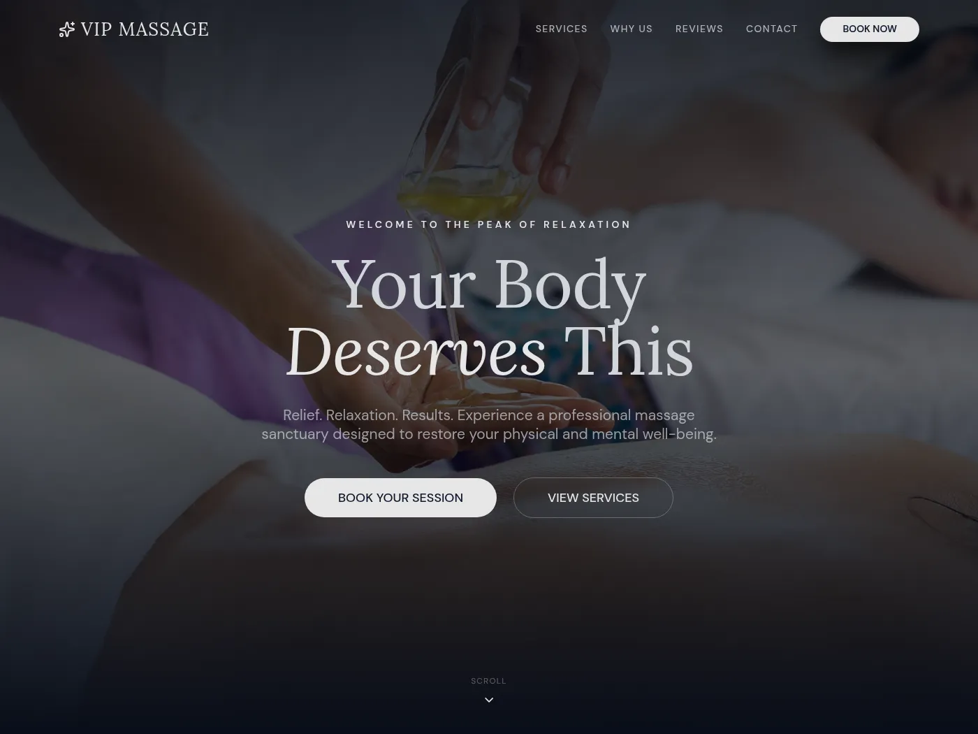 VIP Massage Luxury Site