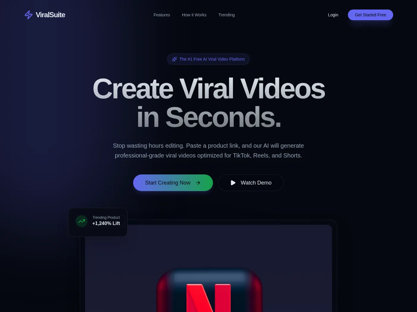 Viral AI Promo Suite