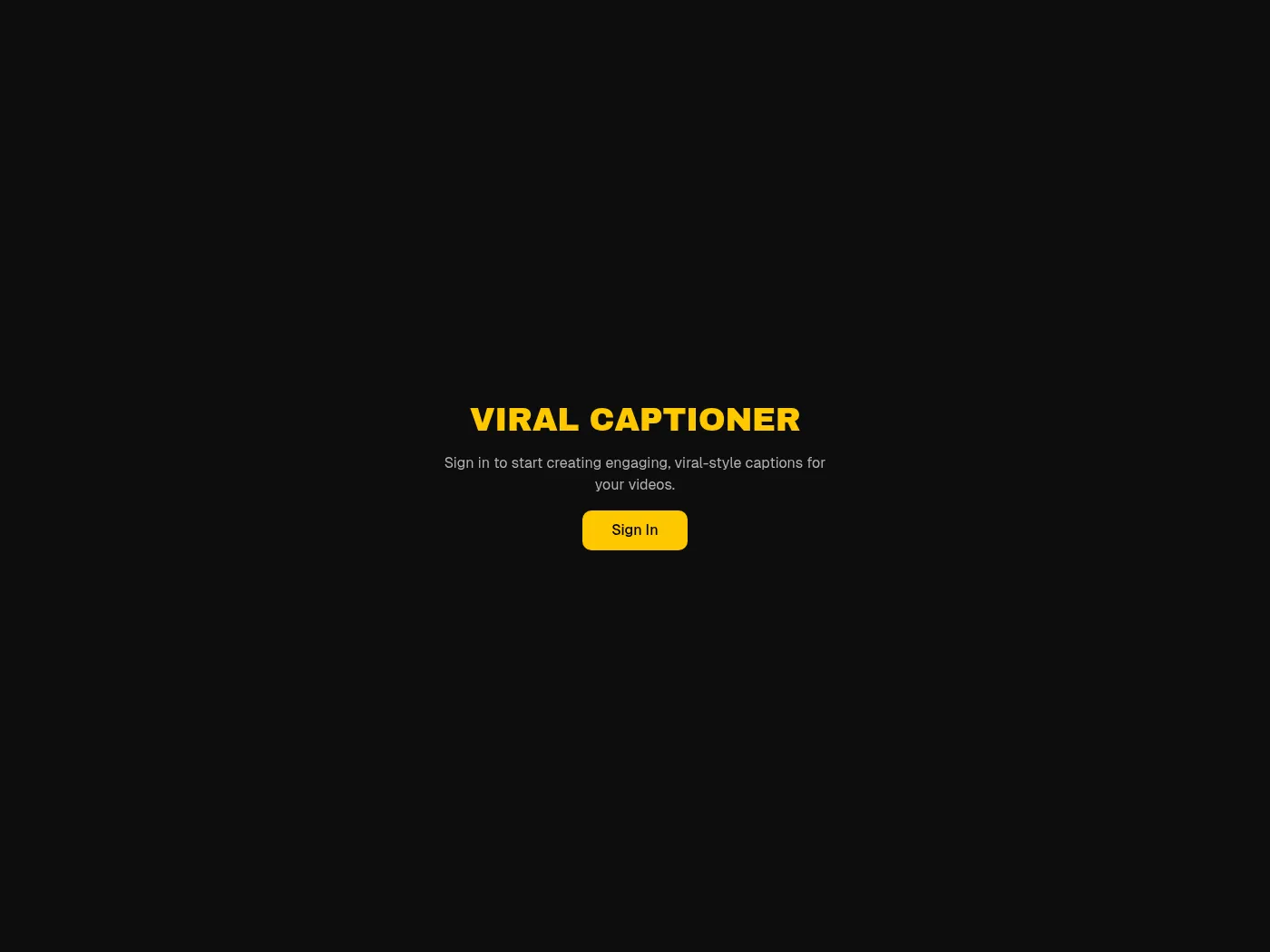Viral Video Captioner