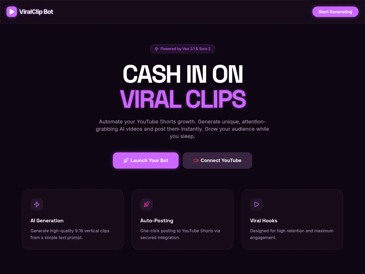 Viral Clip Poster Bot