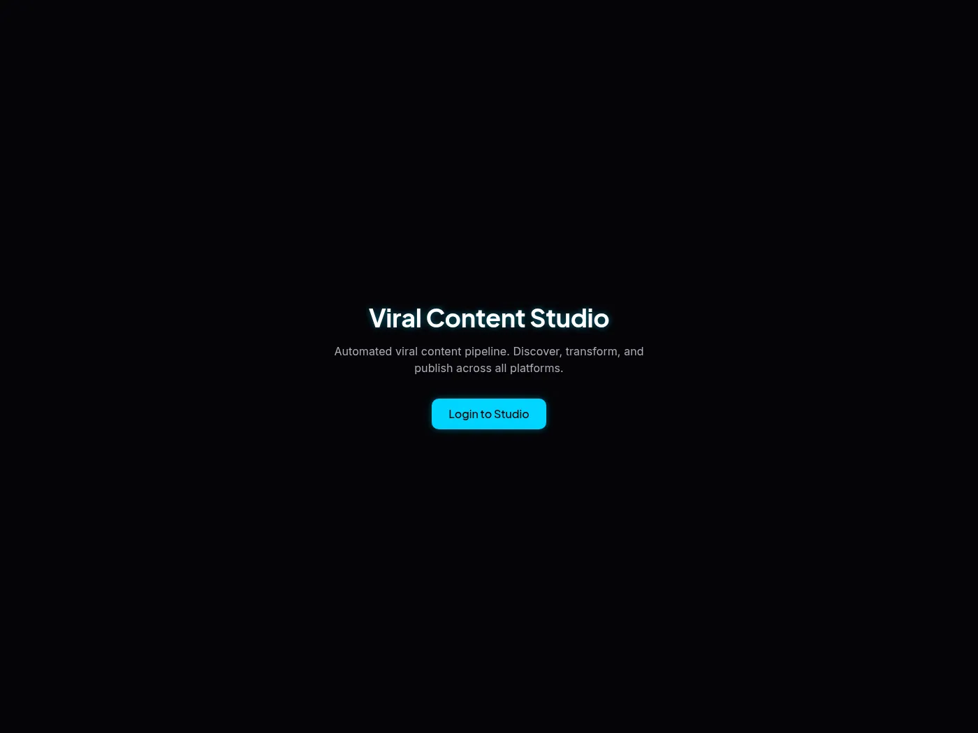 Viral Content Studio