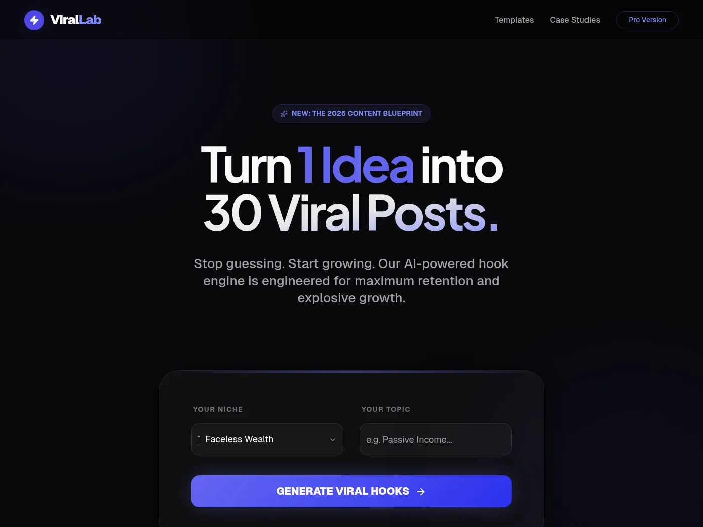 ViralLab Pro Content Engine