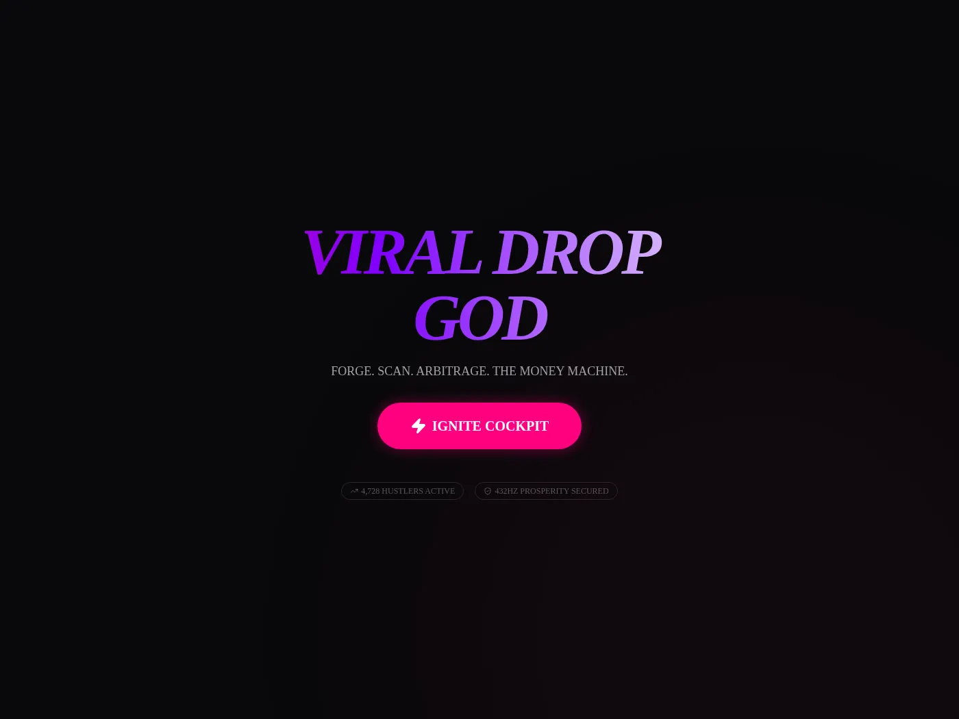 Viral Drop God Cockpit