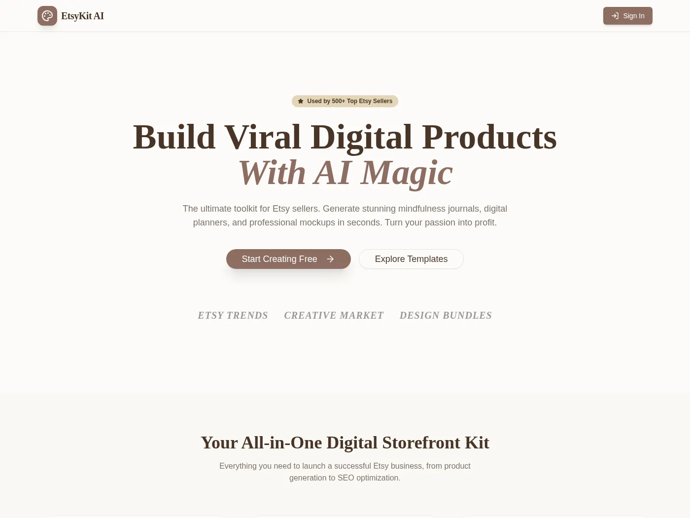 Viral Digital Etsy Kit