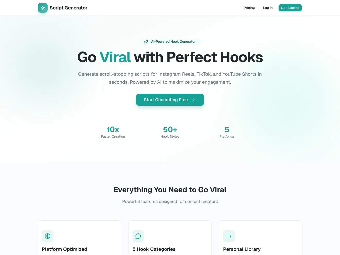 Viral Hook Generator
