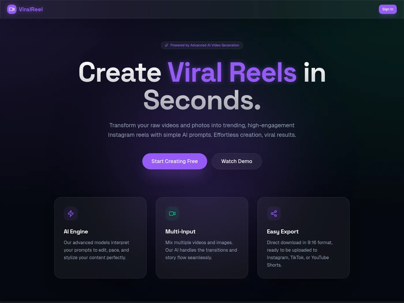 Viral Reel Creator