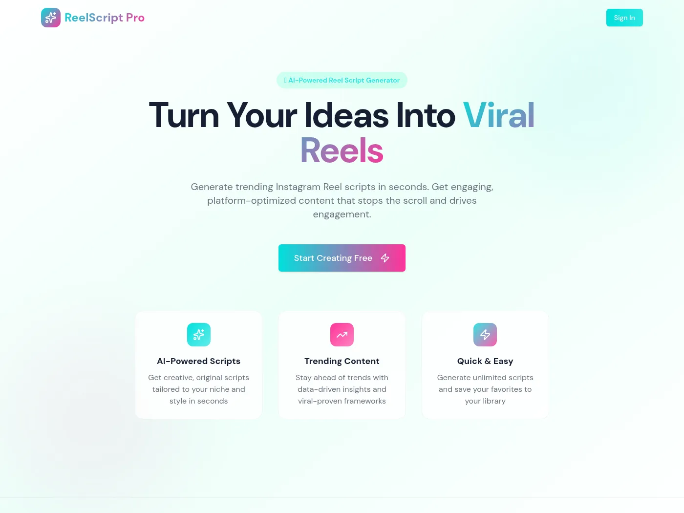 ReelScript Pro
