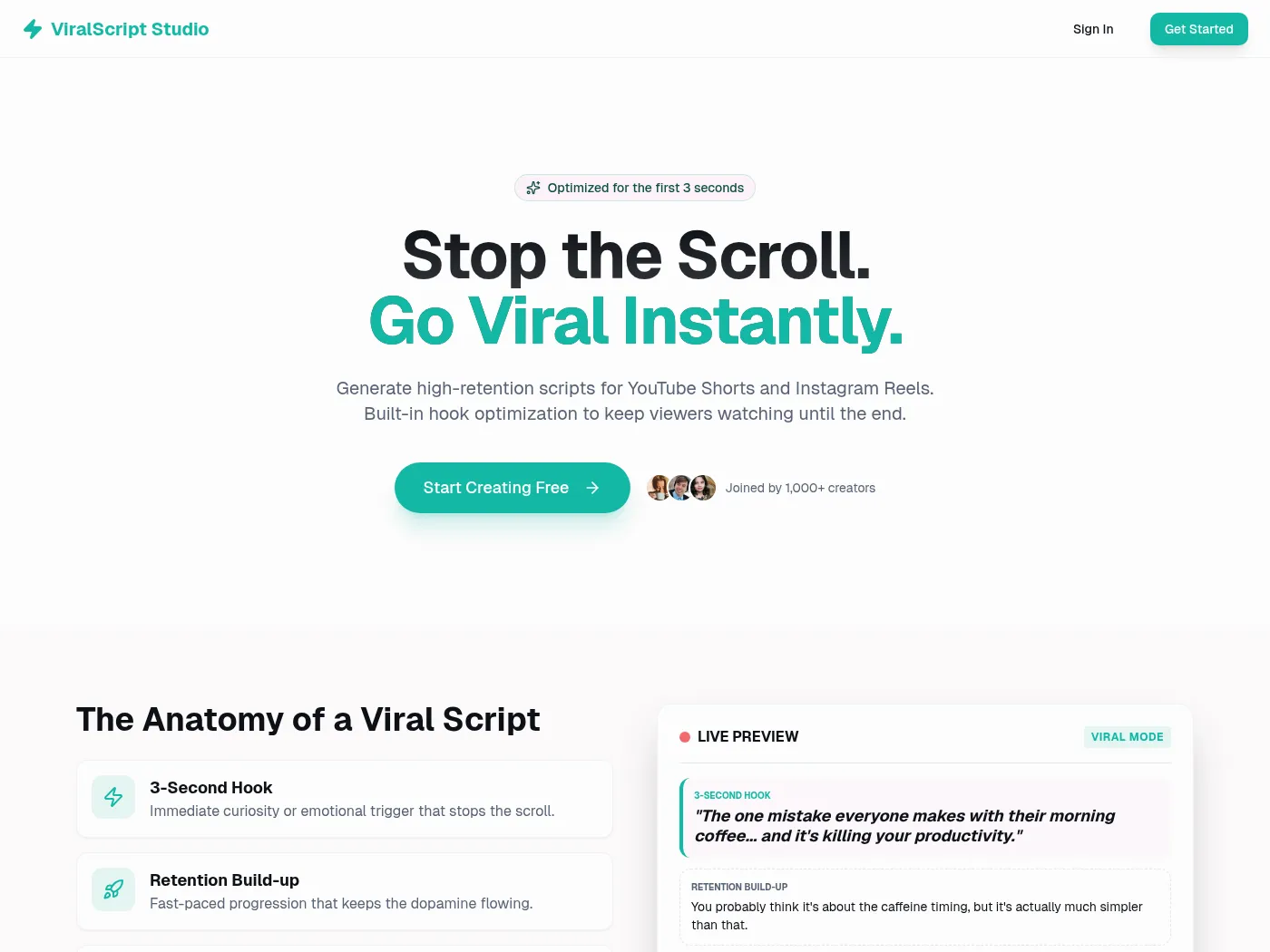 ViralScript Studio