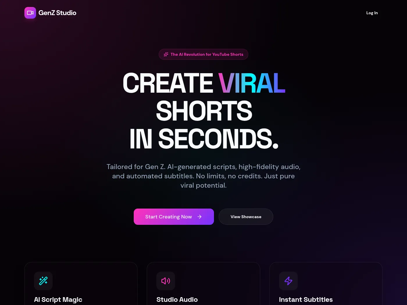 GenZ Viral Shorts Studio