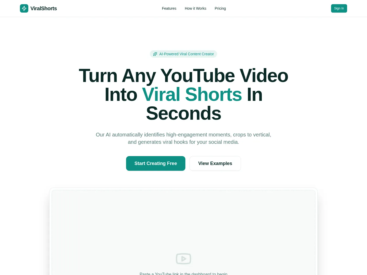 Viral Shorts Generator