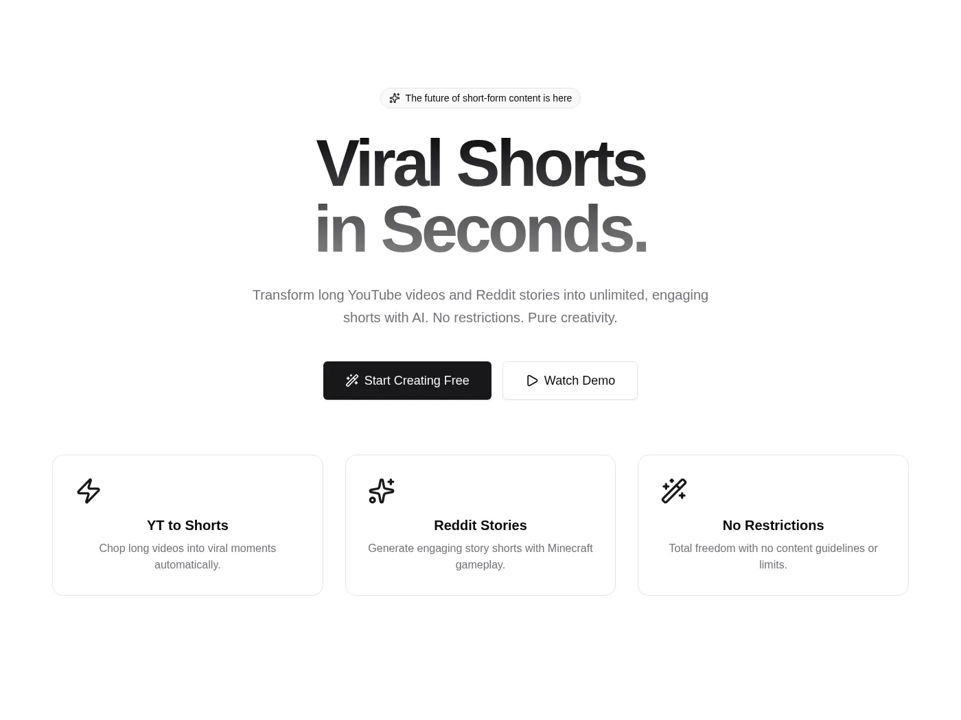 Viral Shorts Generator