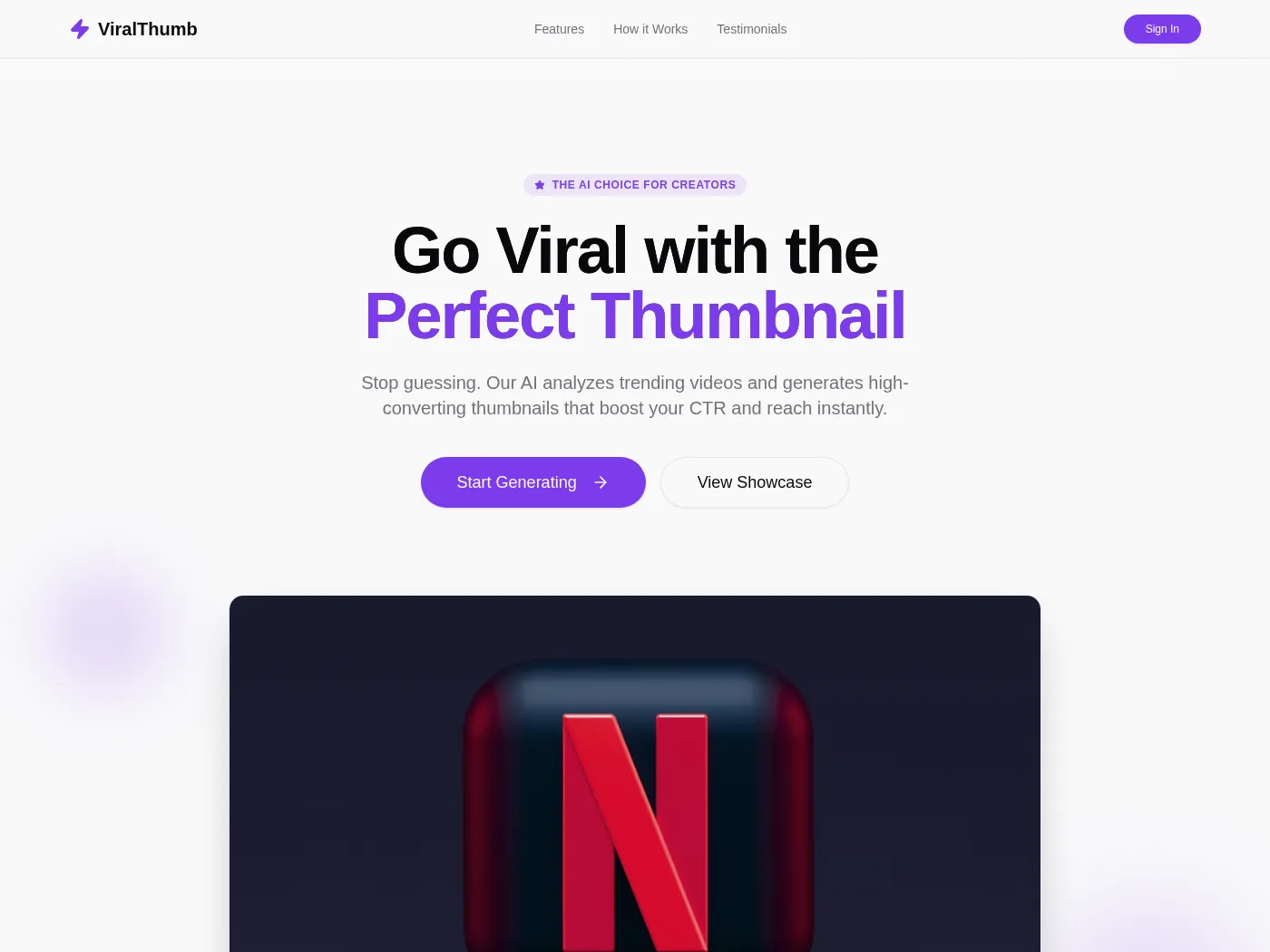 Viral Thumbnail Generator