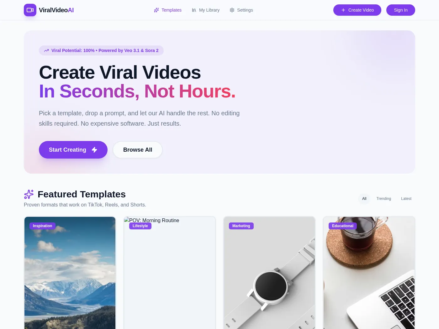 Viral Video AI Studio