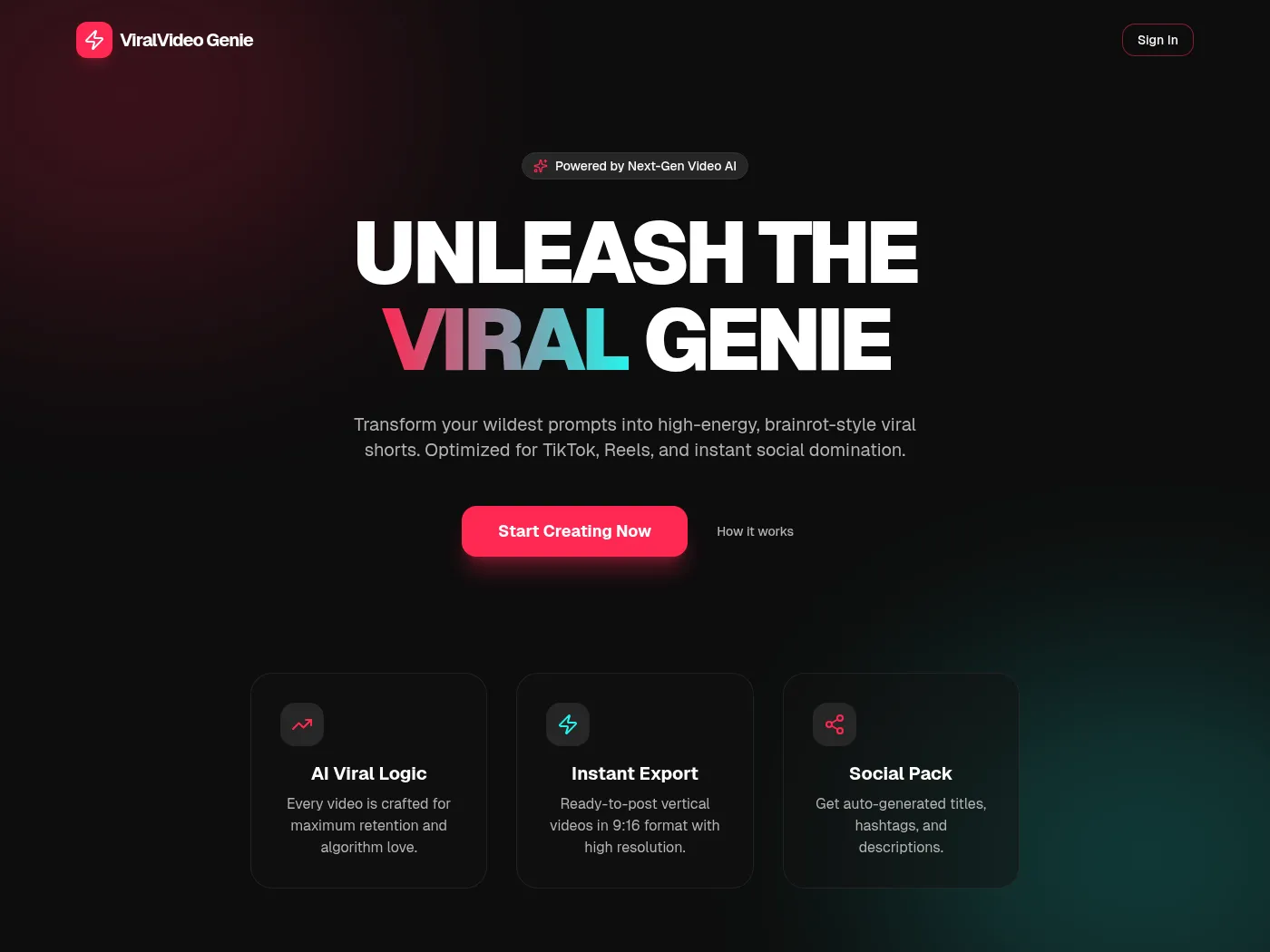 ViralVideo Genie