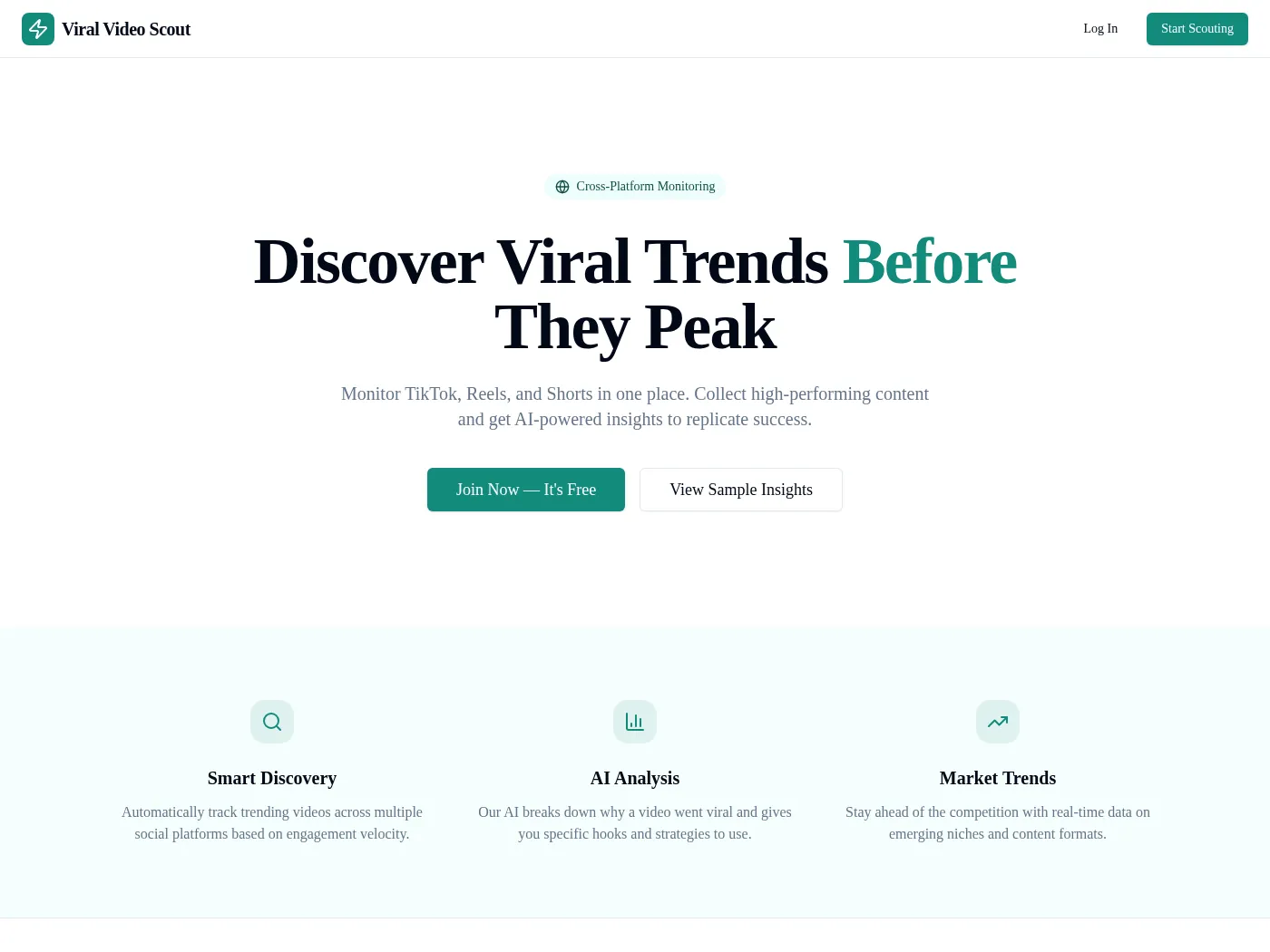 Viral Video Scout