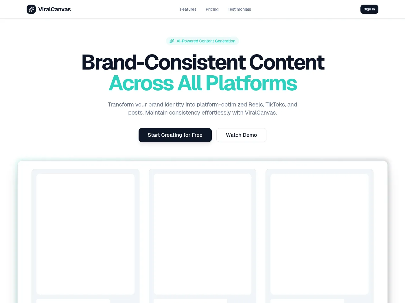 ViralCanvas Studio