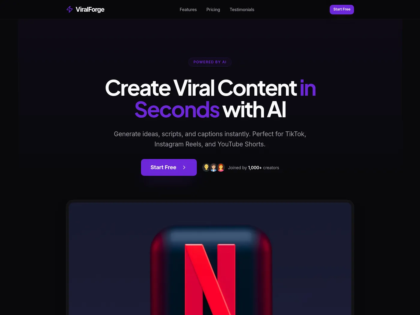 ViralForge AI SaaS