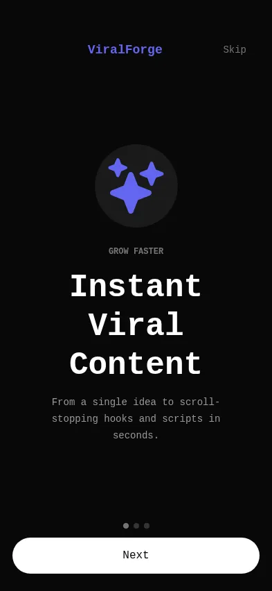 ViralForge Content Studio
