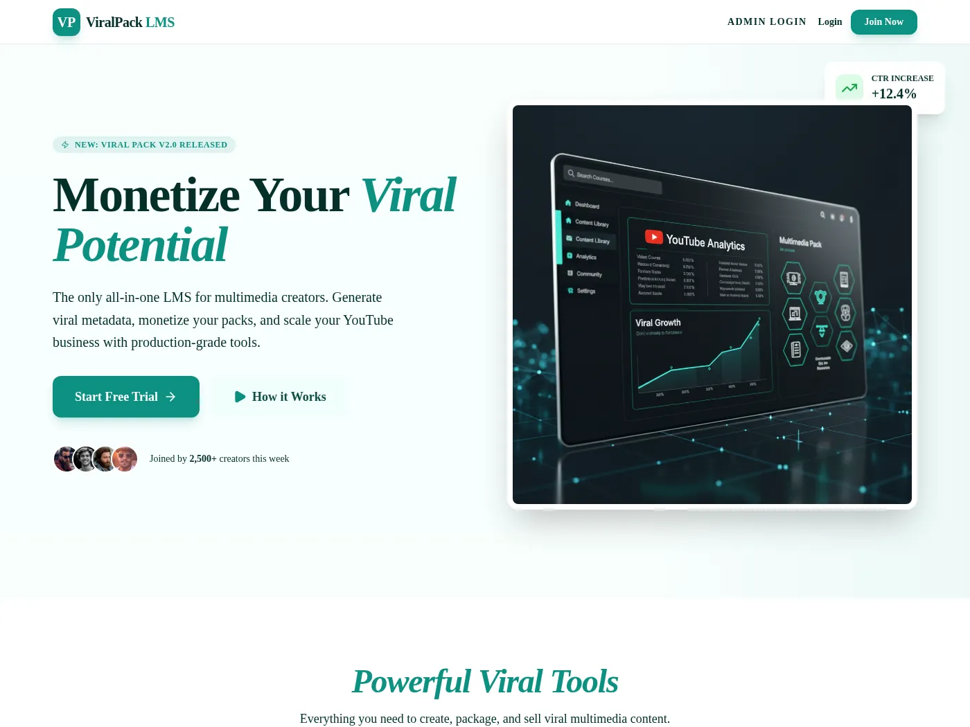 ViralPack LMS Platform