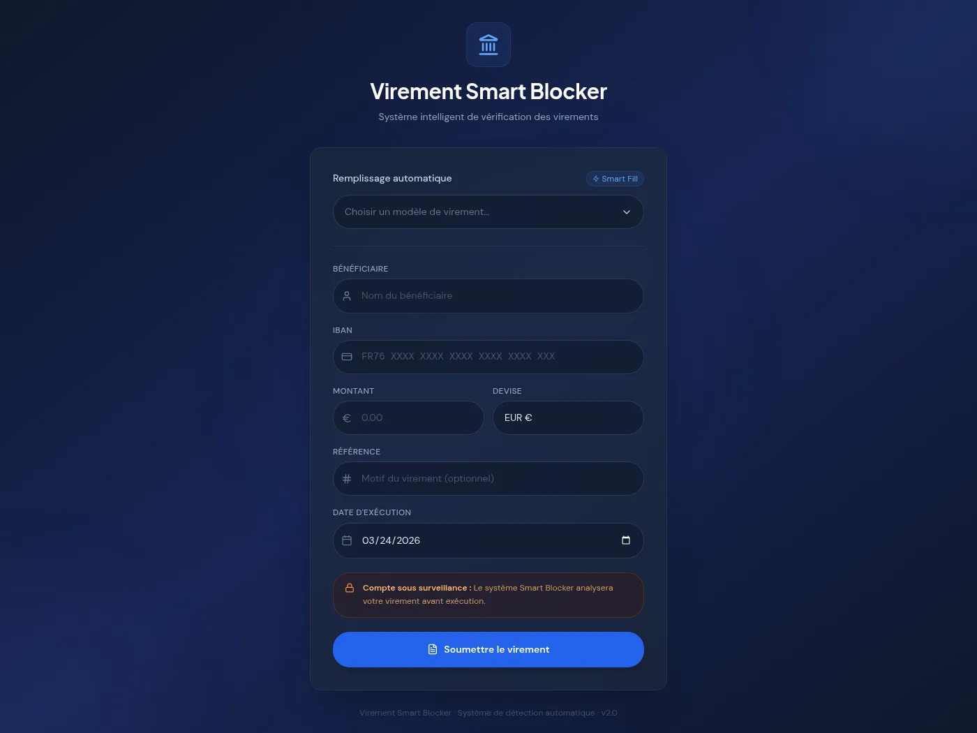 Virement Smart Blocker