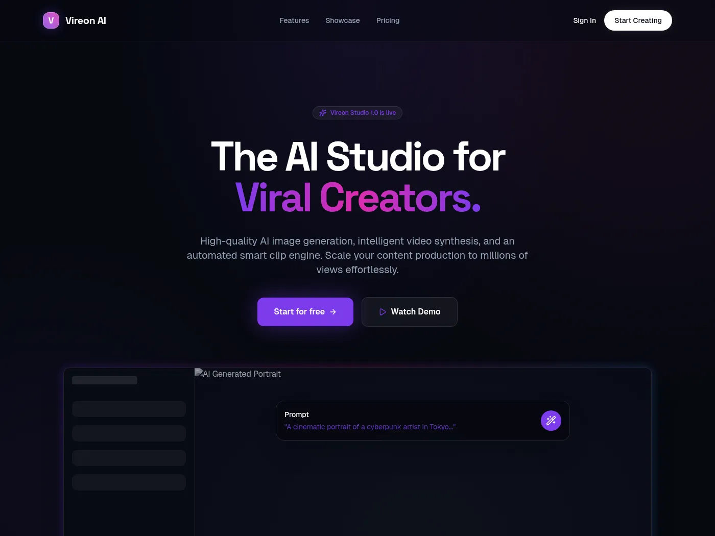 Vireon AI Studio