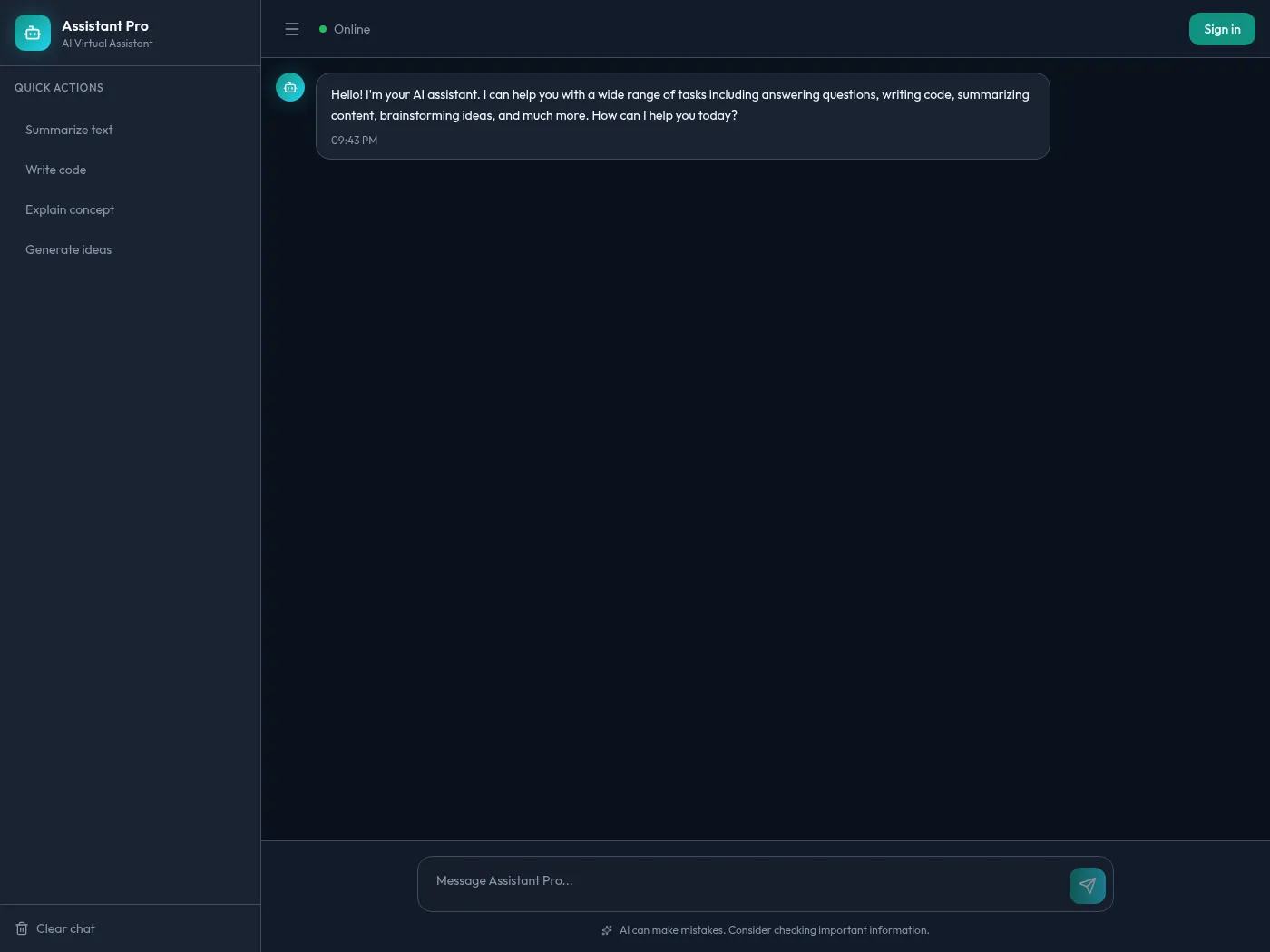 Virtual Assistant Pro