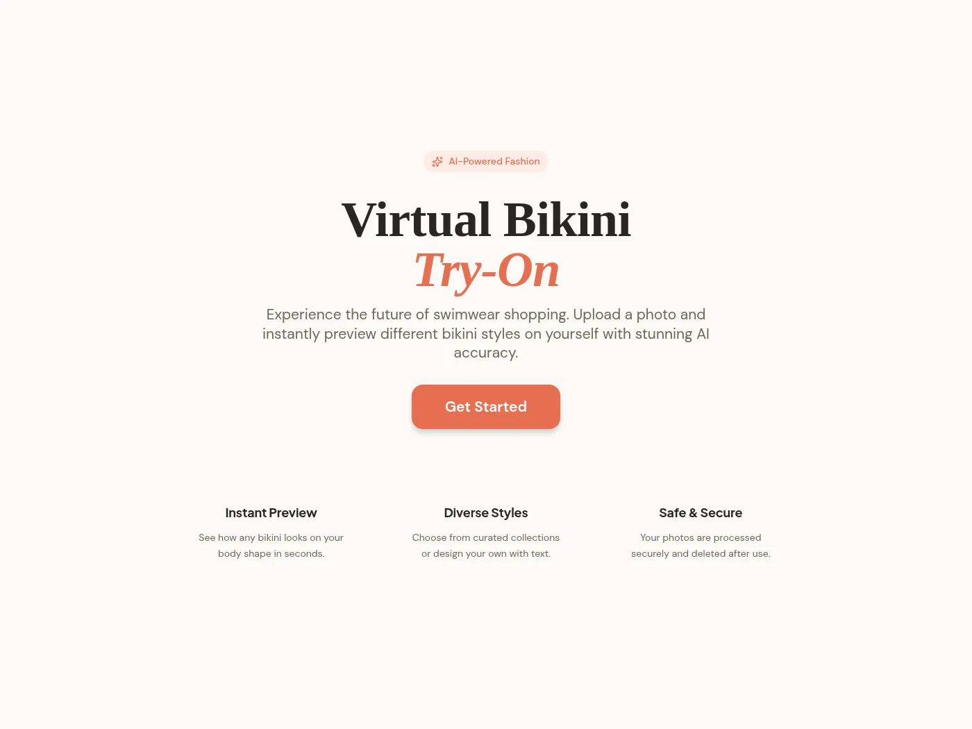 Virtual Bikini Try-On