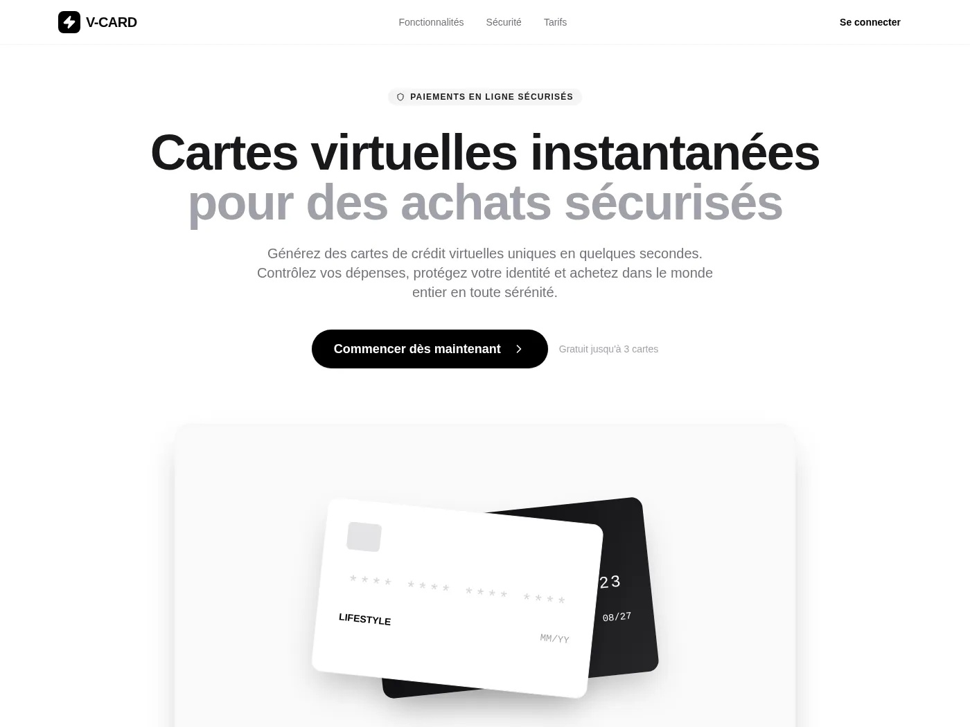 Virtual Card Creator