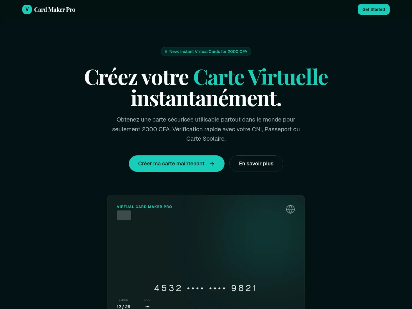 Virtual Card Maker Pro