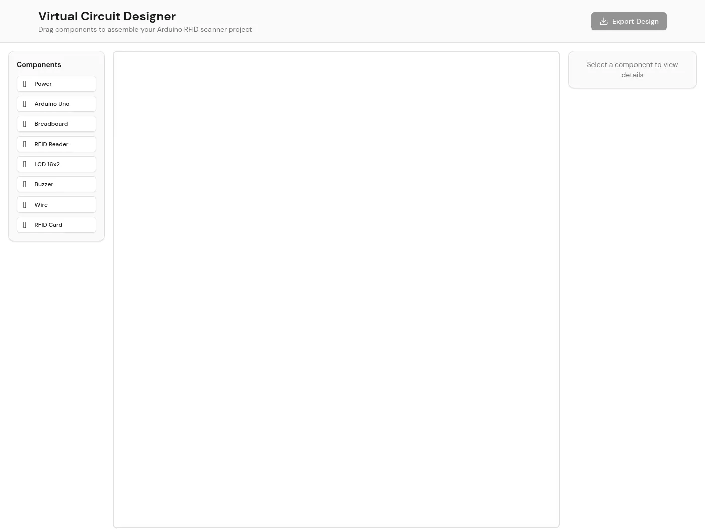 Virtual Electronics Designer