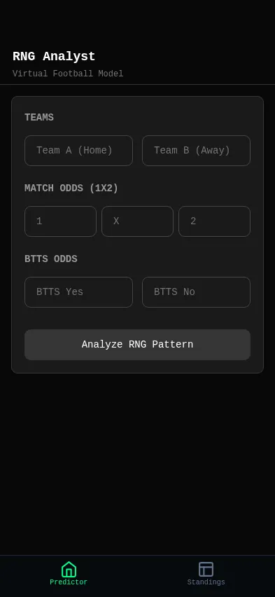 Virtual Football Predictor
