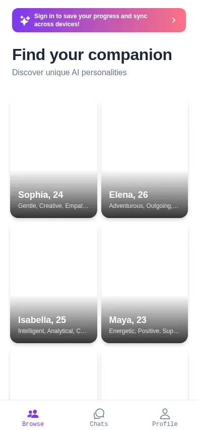 Virtual Girlfriend AI