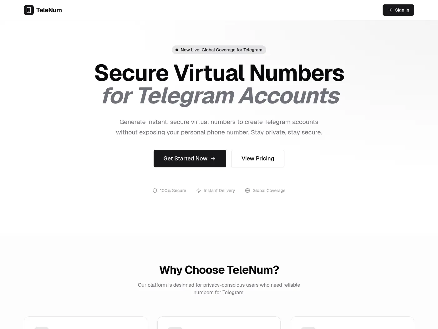 Virtual Number Generator