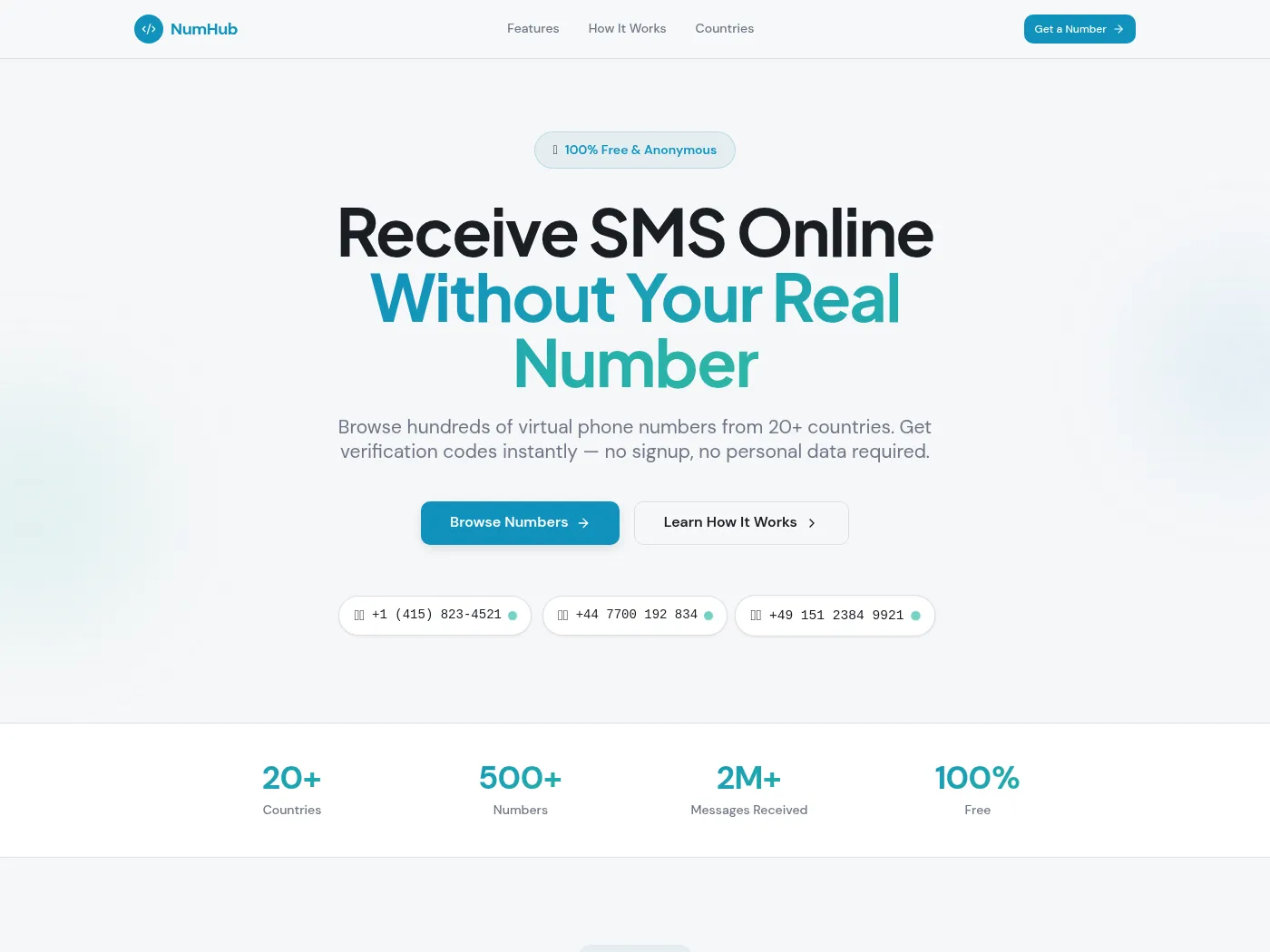 Virtual Number Hub