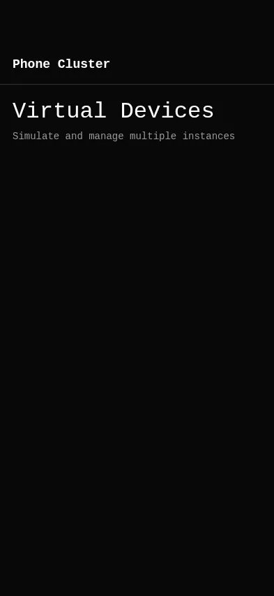 Virtual Phone Cluster
