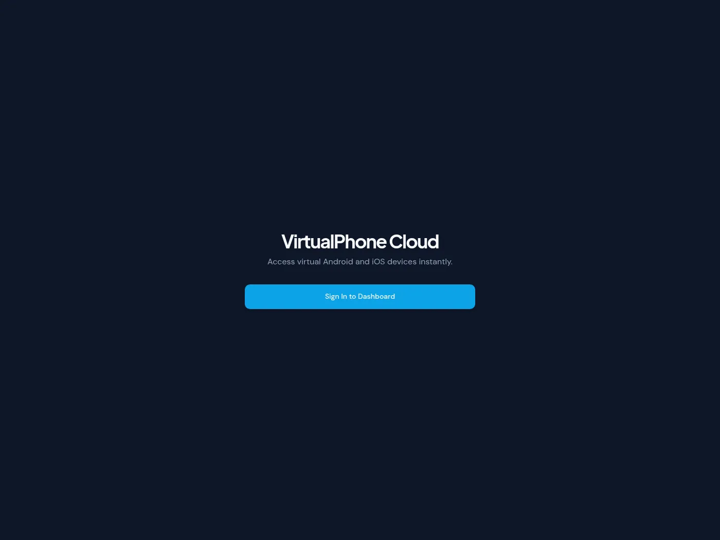 Virtual Phone Cloud