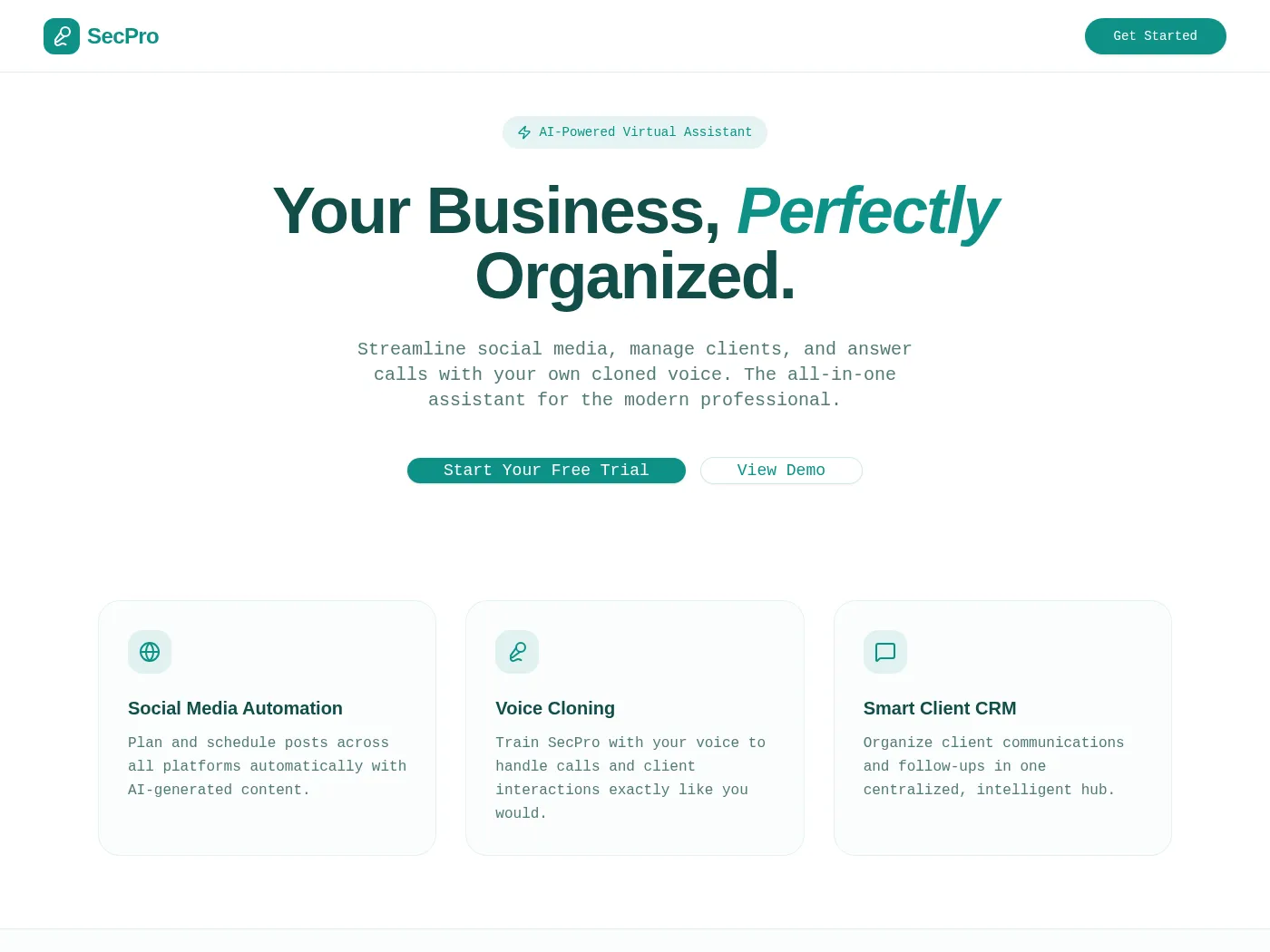 Virtual Secretary Pro