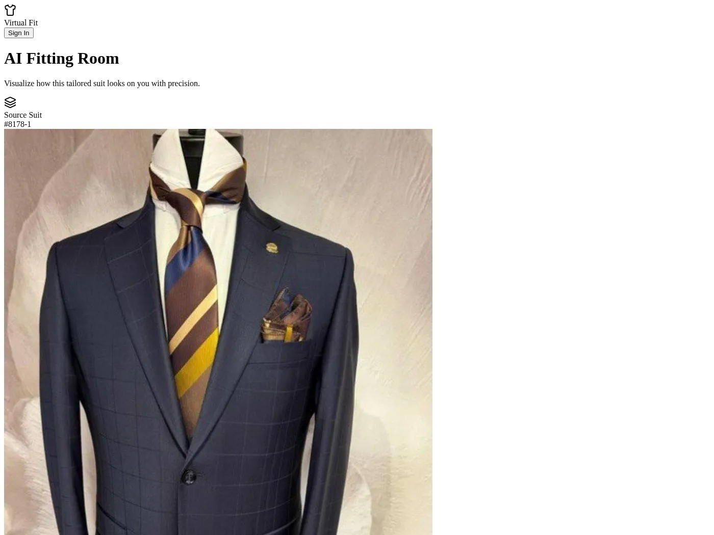 Virtual Suit Fitting
