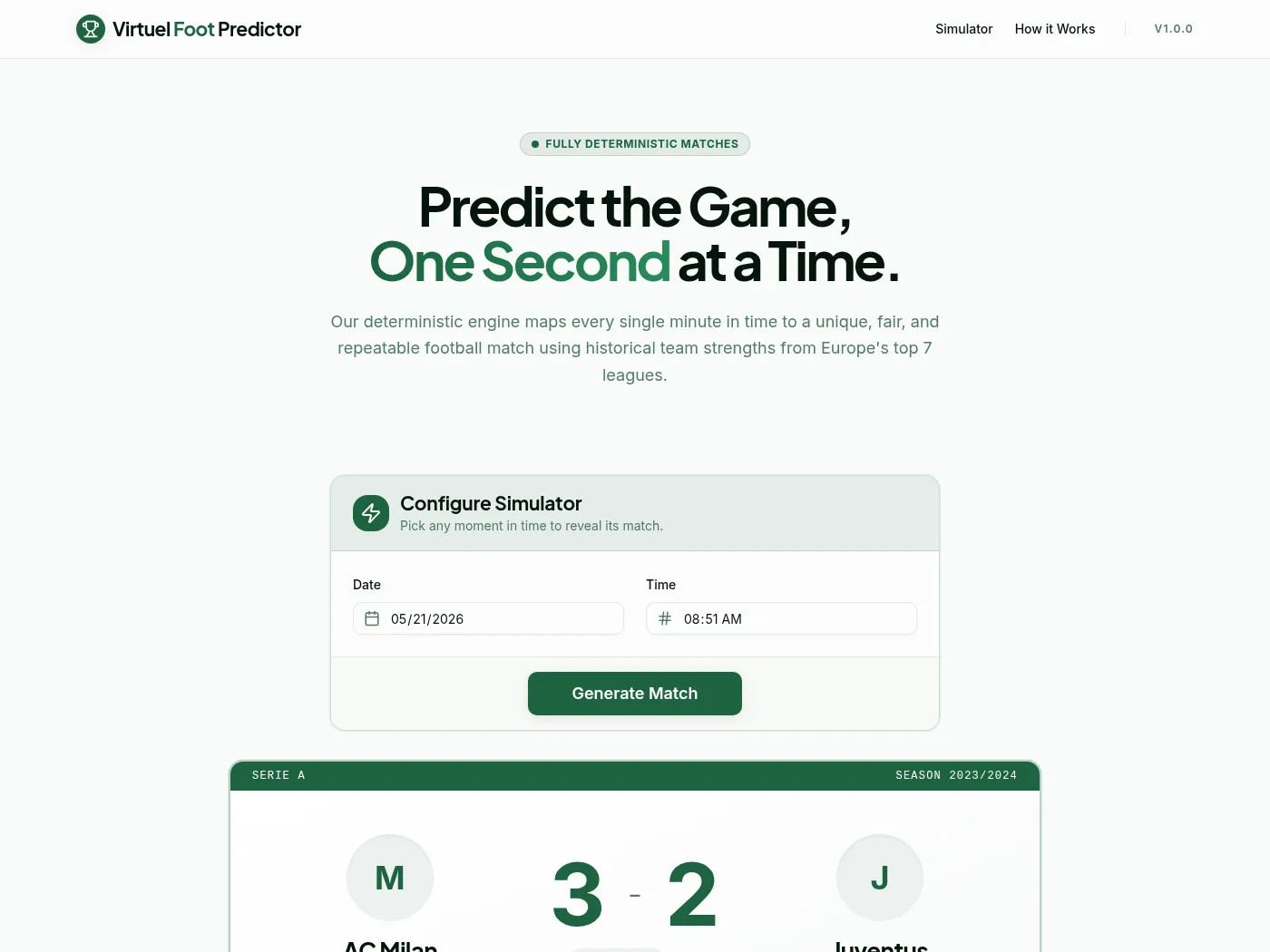 Virtuel Foot Predictor