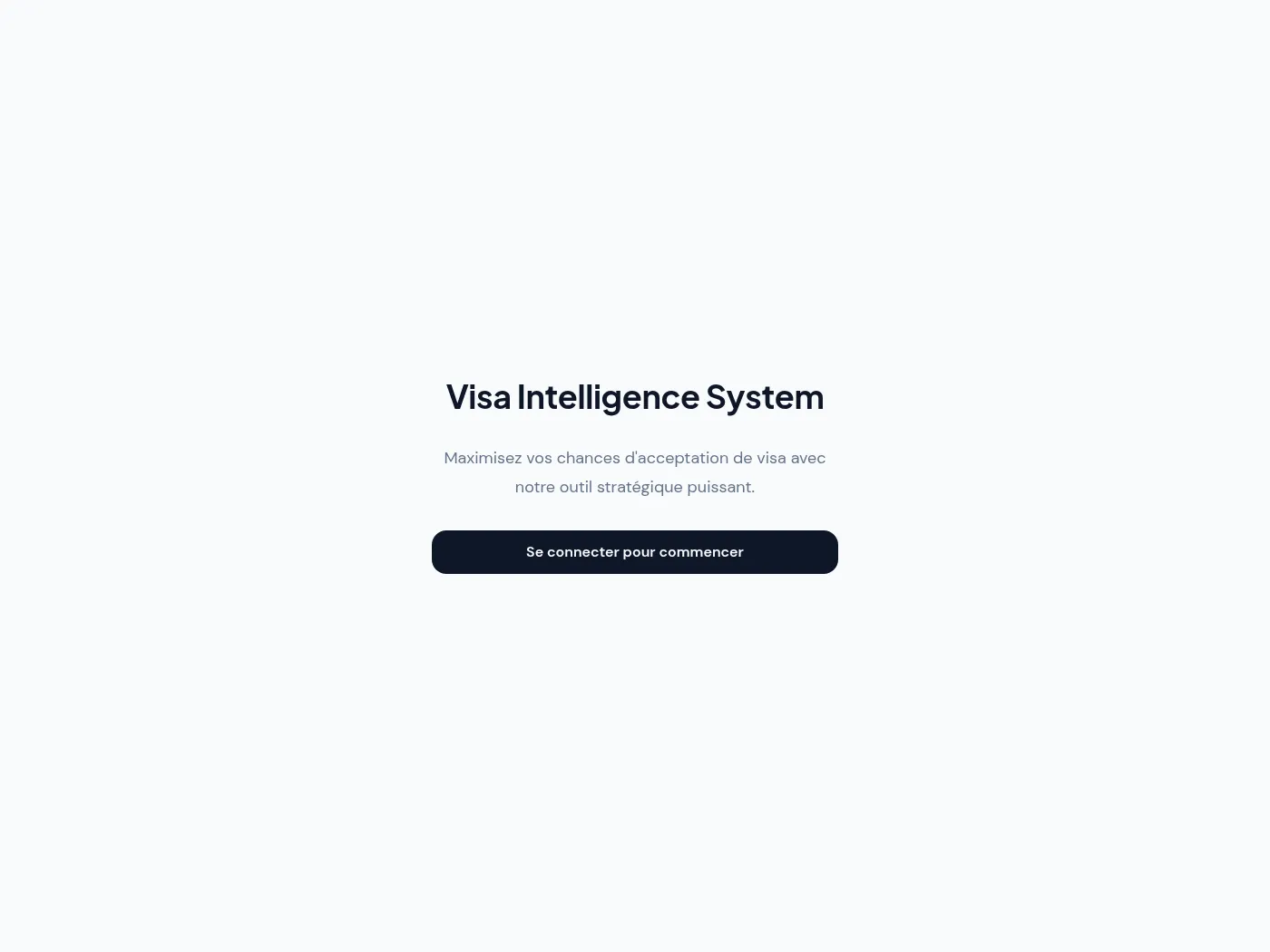 Visa Intelligence System