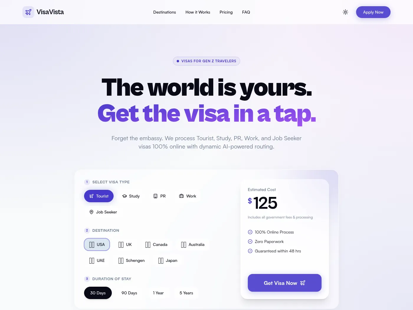 VisaVista Portal