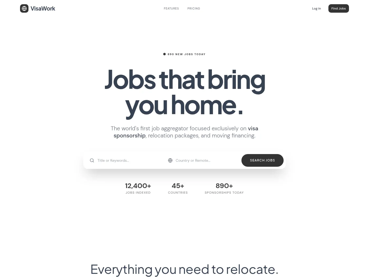 VisaWork Job Aggregator