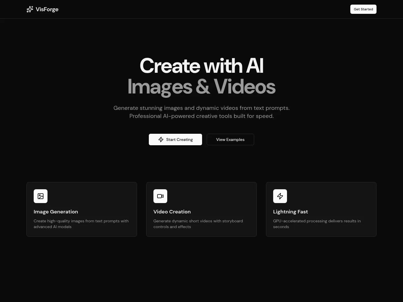 VisForge AI Studio