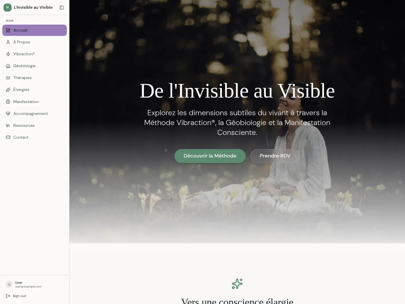 De l'Invisible au Visible