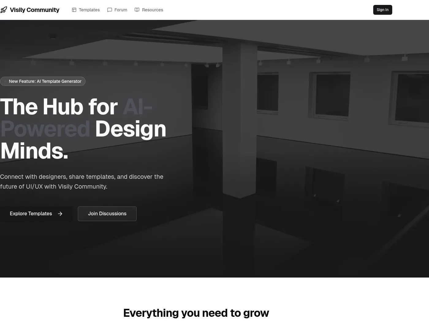 Visily Community Portal